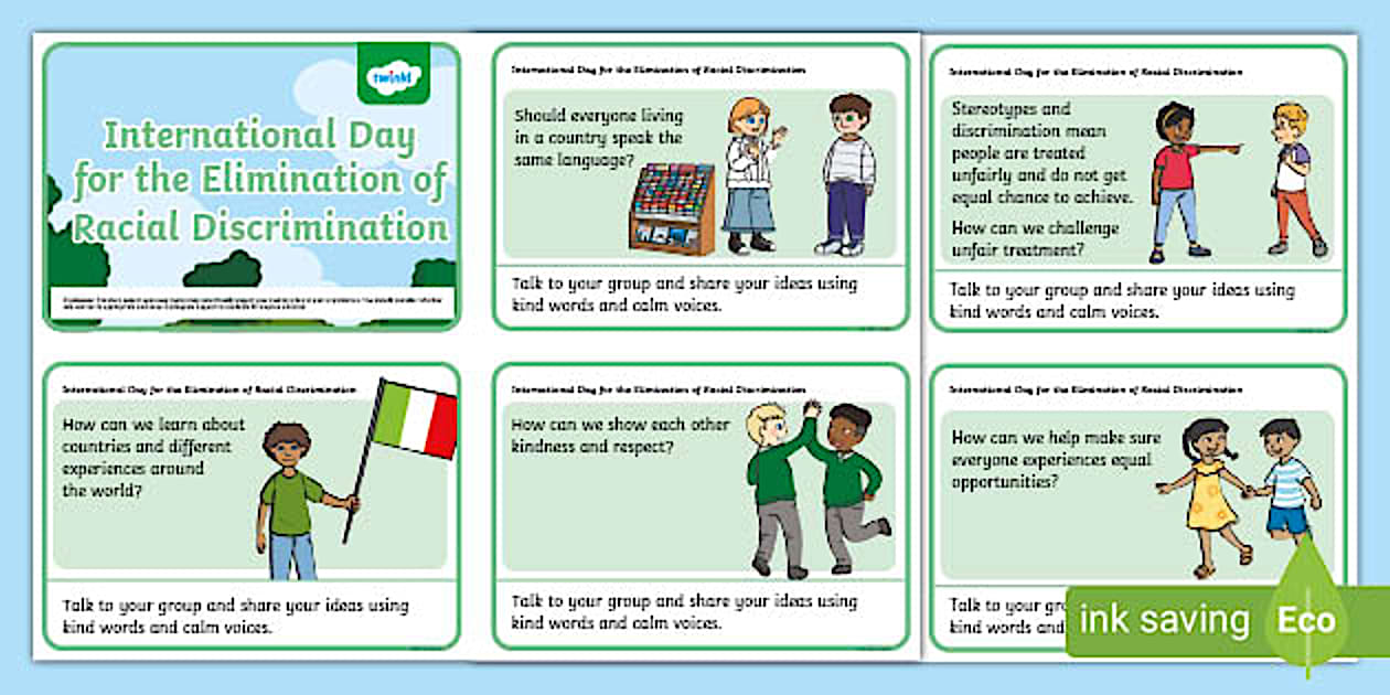 Valuing Difference and Diversity KS1 Discussion Cards
