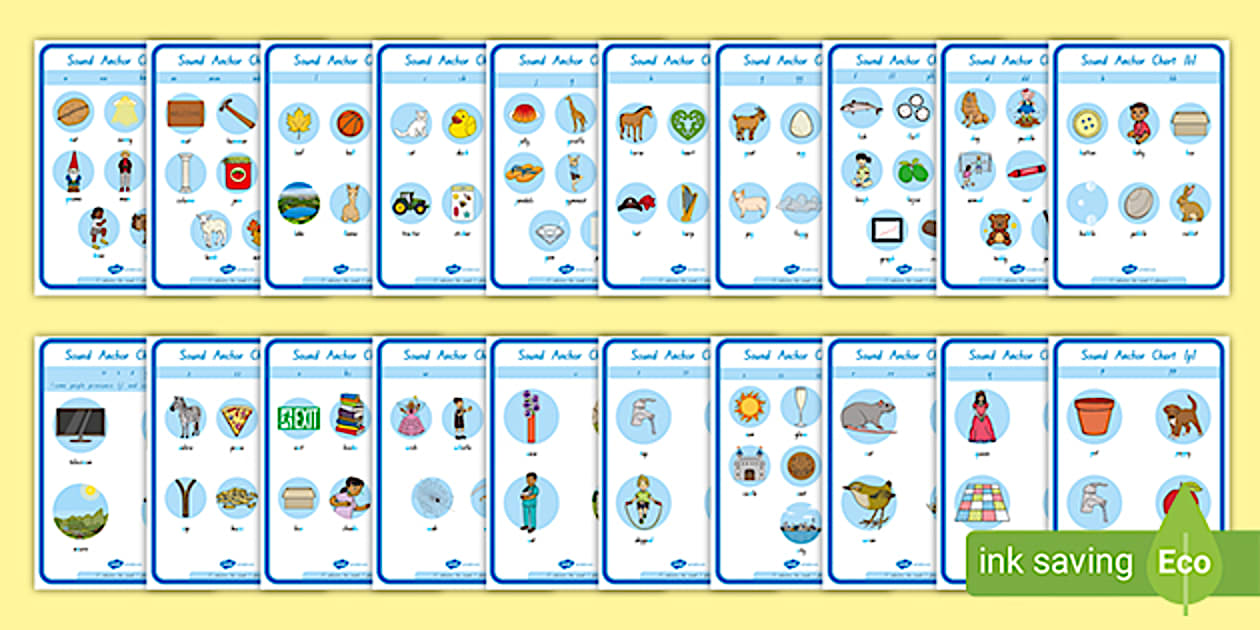 Sound Spelling Phonics Anchor Charts