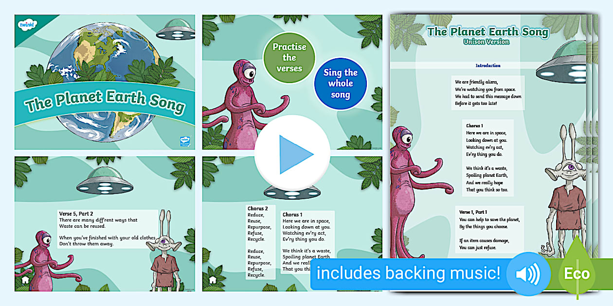 👉 The Planet Earth Song | Music For Earth Day | Twinkl | KS2