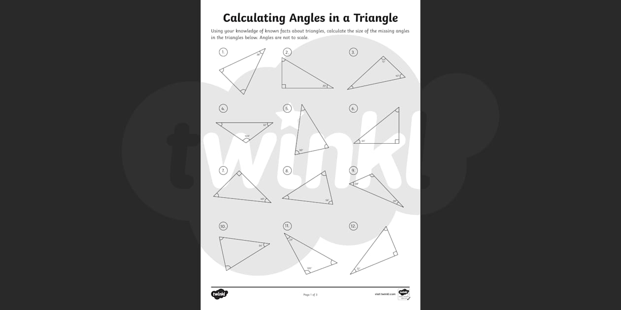triangle facts ks2