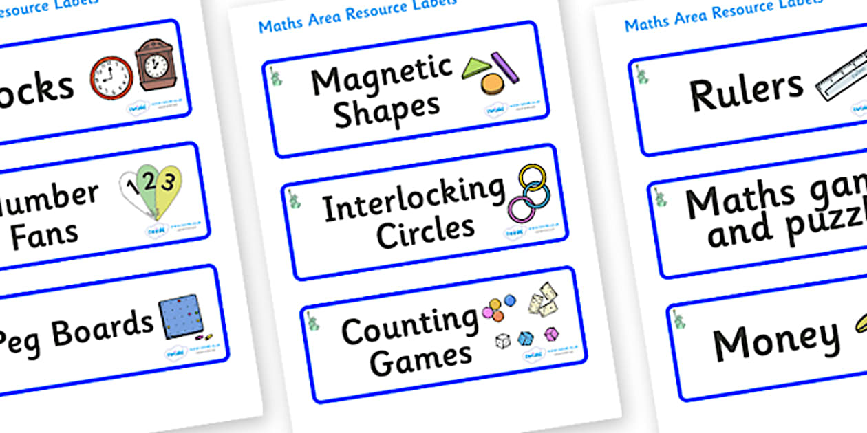 New York Themed Editable Maths Area Resource Labels - Twinkl