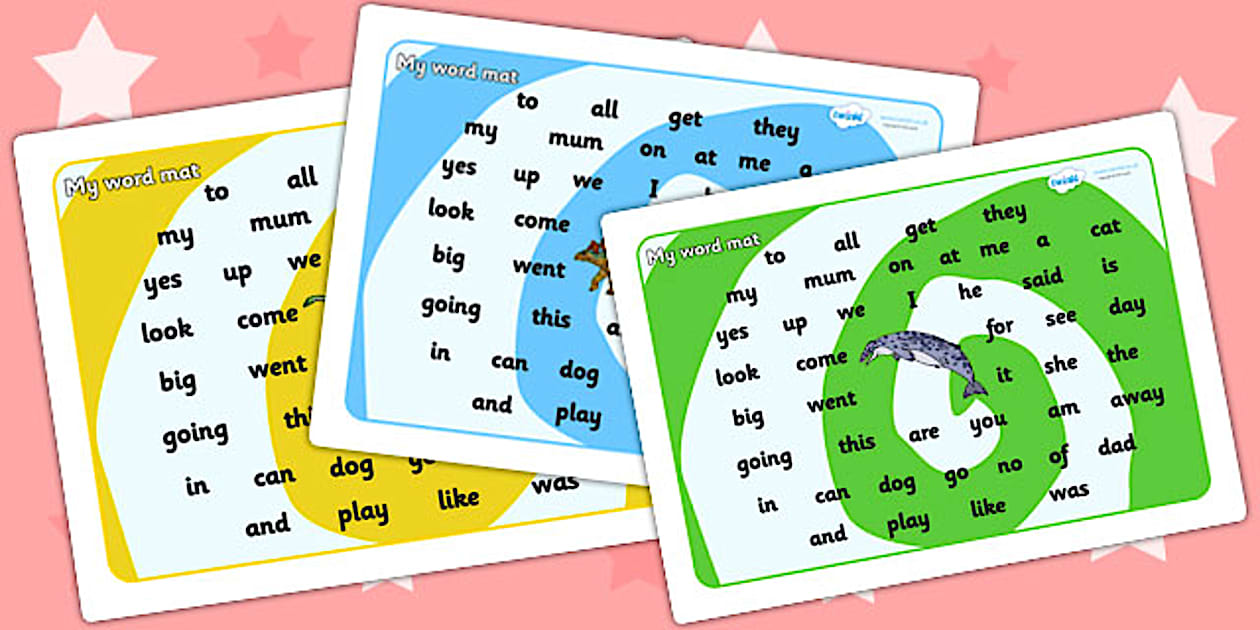 Precursive Realistic Dinosaurs Themed Foundation Stage Word Mat