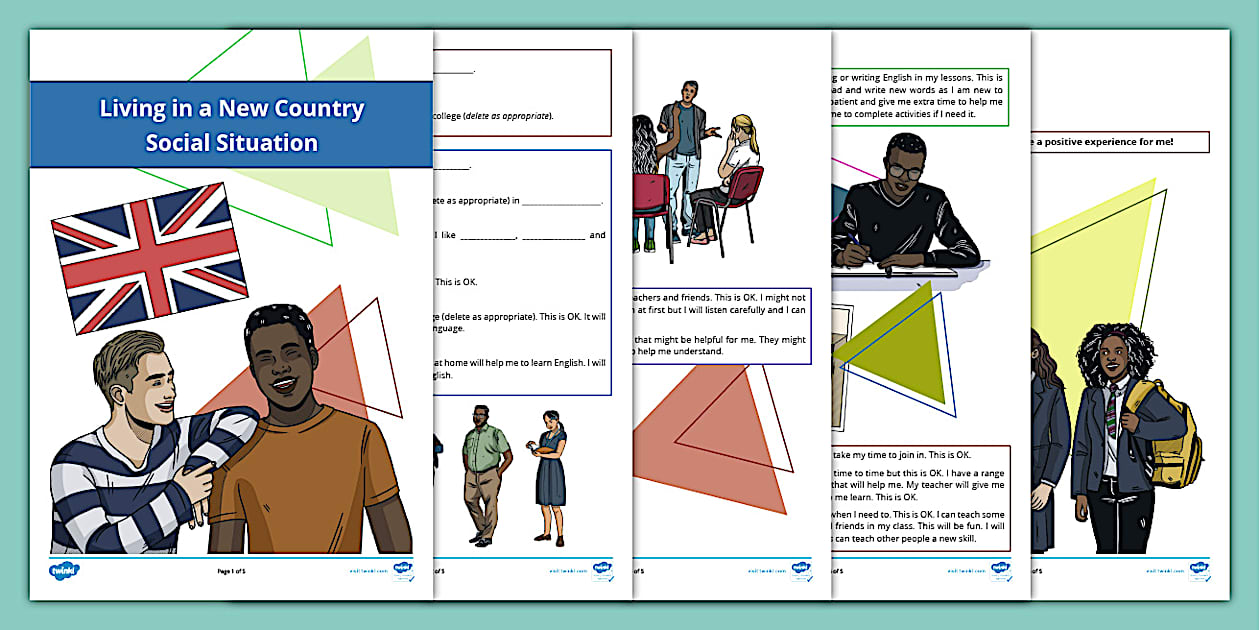 EAL Older Learners: I am New to Learning English Social Situation