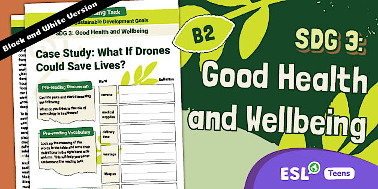 ESL SDG 3: Reading Task