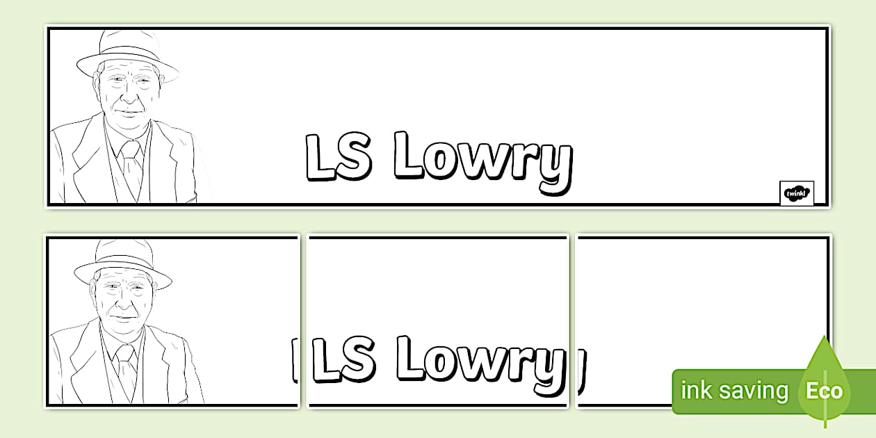 LS Lowry Collaborative Drawing Display Banner (teacher made)