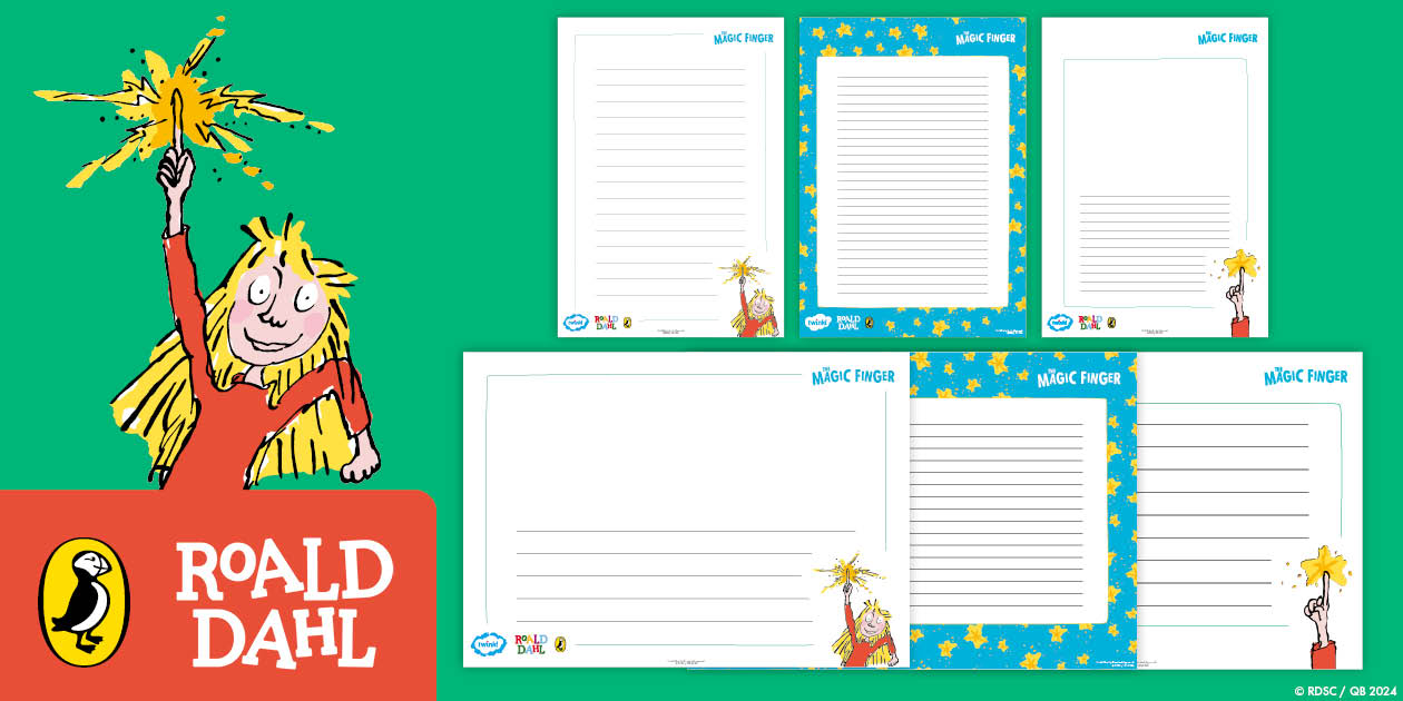 FREE! - The Magic Finger: Page Borders [Ages 5-9] - Twinkl