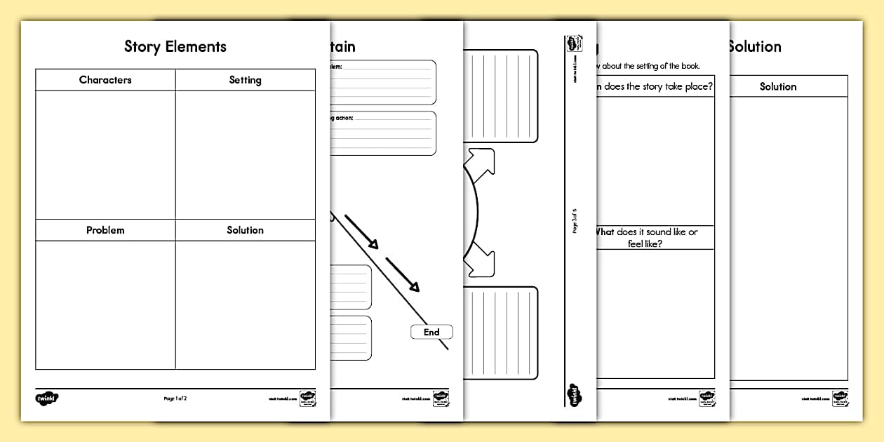 Story Elements Graphic Organizer | Resource | Twinkl USA