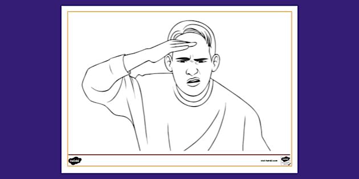 I Can't See The Board Colouring Sheet | Colouring Sheets