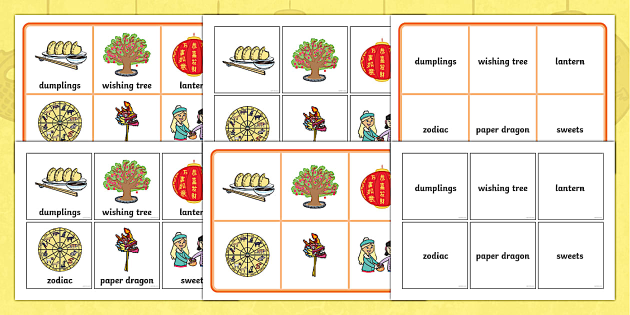 Dragons in the City: Chinese New Year Matching Cards Game