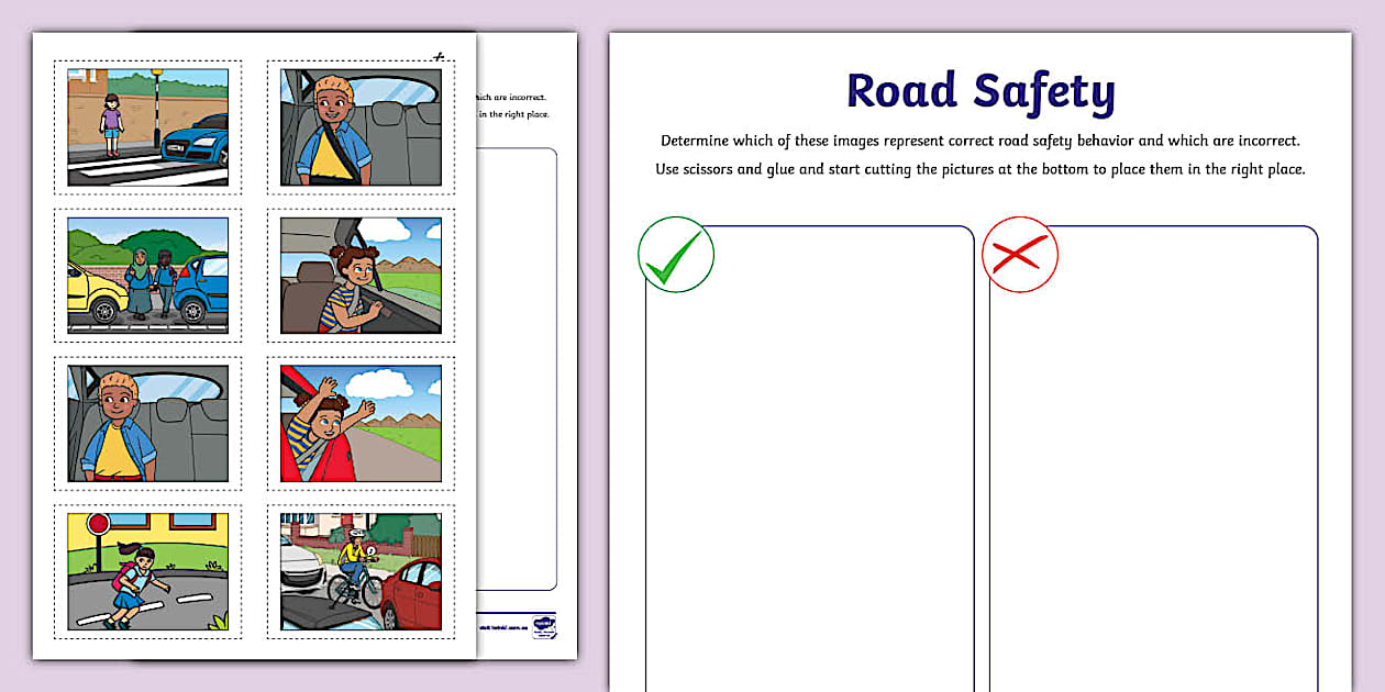 Road Safety Activity (teacher made) - Twinkl