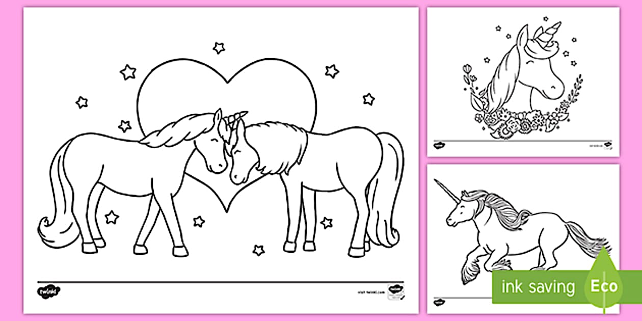 Free Unicorn Colouring Pages | Colouring Sheets - Twinkl