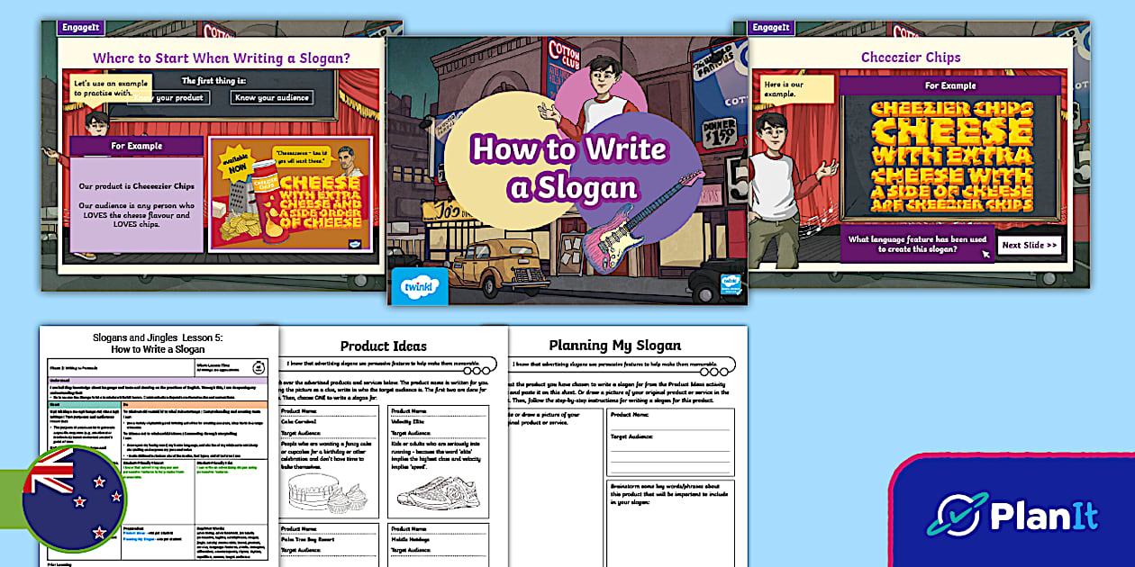 Phase 2 Slogans and Jingles Lesson 5: How to Write a Slogan