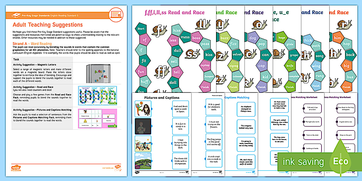 Pre-Key Stage Standards English Language Comprehension and Reading ...