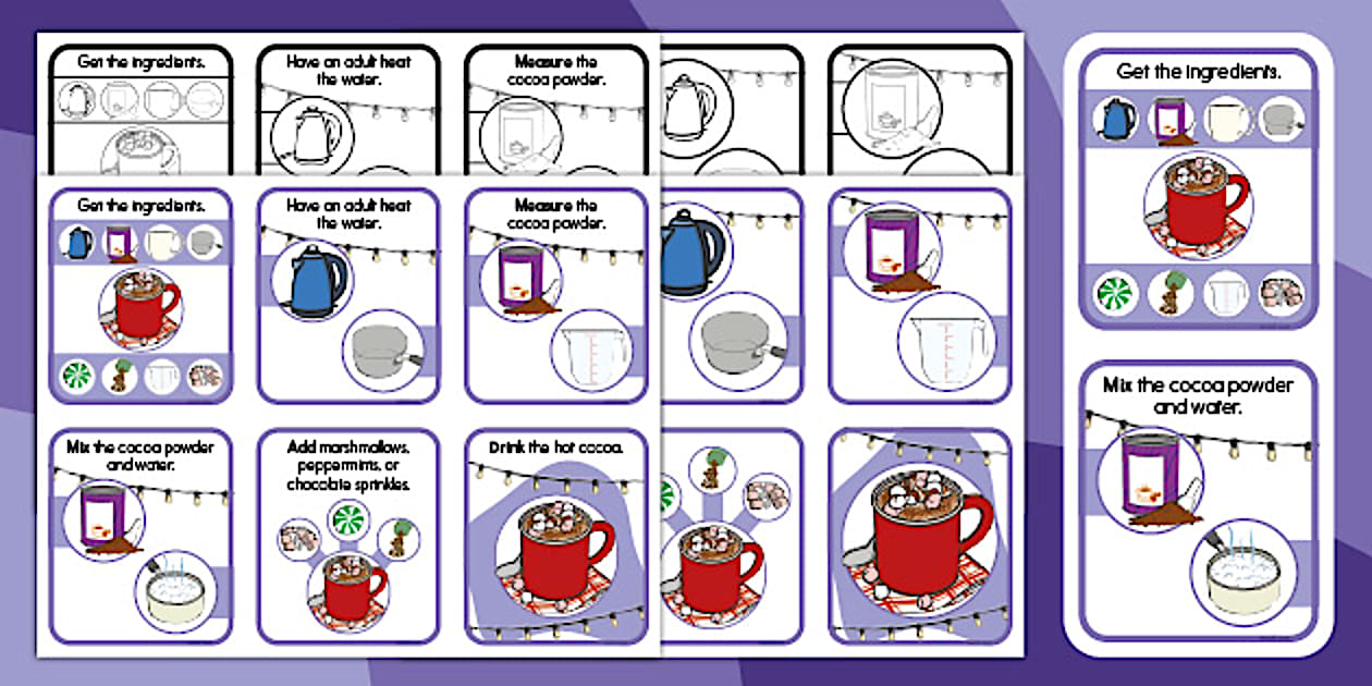 Making Hot Cocoa Cards | Teaching Resource | Twinkl USA