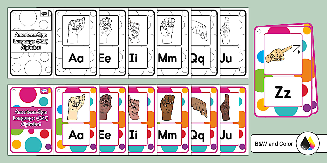 American Sign Language Booklet | ASL Resource | Twinkl USA