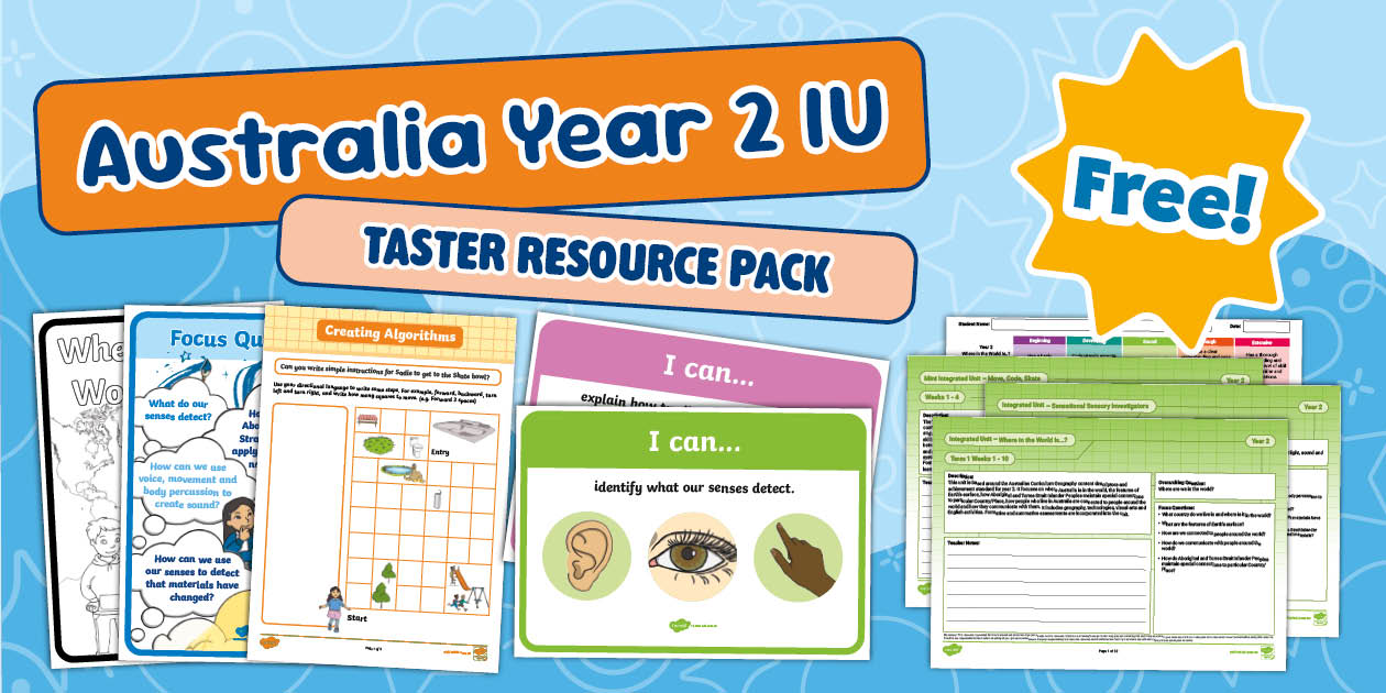 Australia Year 2 IU Taster Resource Pack