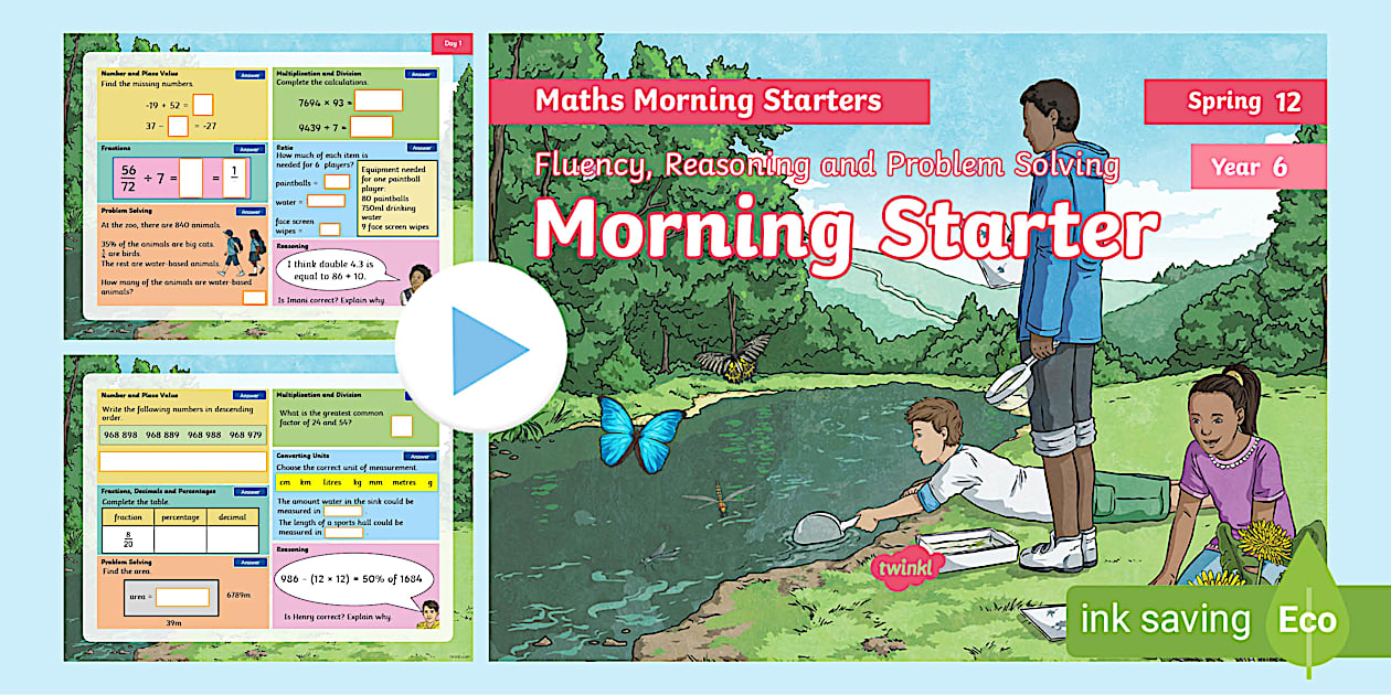 👉 Year 6 5 minute filler question PowerPoint - Twinkl