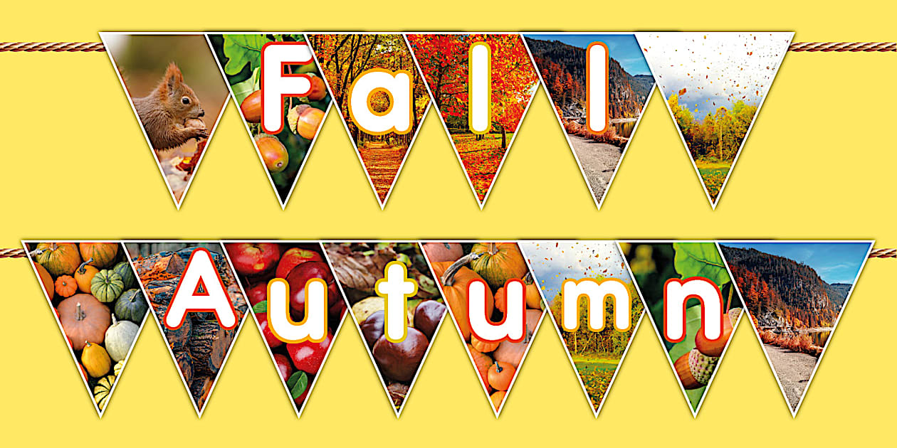 Autumn Bunting | Fall | Twinkl USA (Lehrer gemacht) - Twinkl
