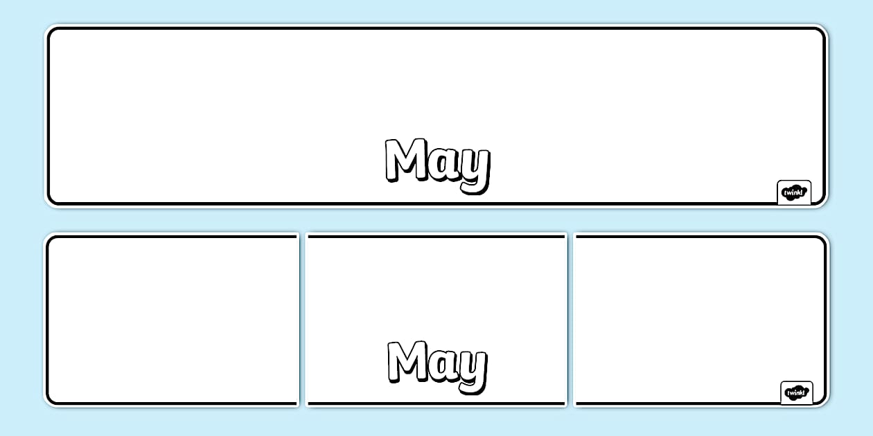 May Collaborative Drawing Display Banner