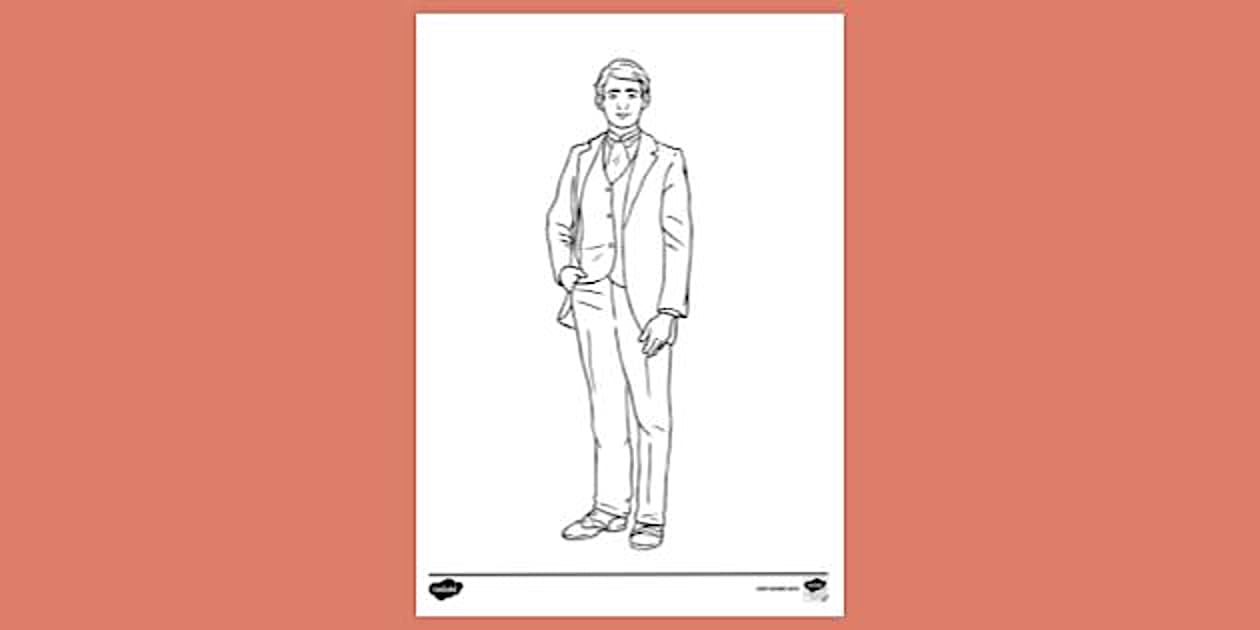 Herbert Pocket Colouring Sheet | Colouring Sheets - Twinkl
