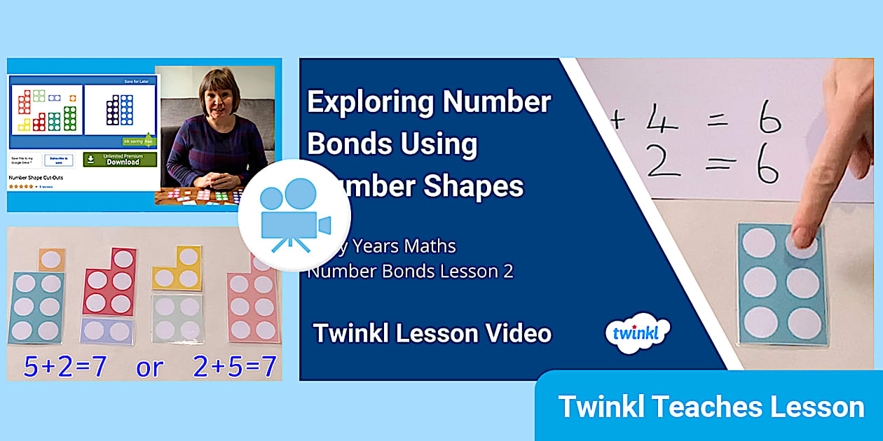 👉 Early Years (Ages 3-5) Maths: Number Bonds Video Lesson 2