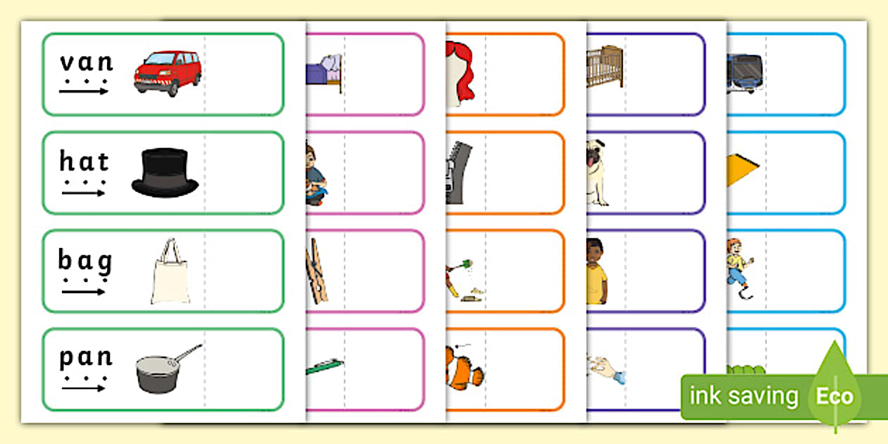 CVC Words Read and Reveal Pack (teacher made) - Twinkl