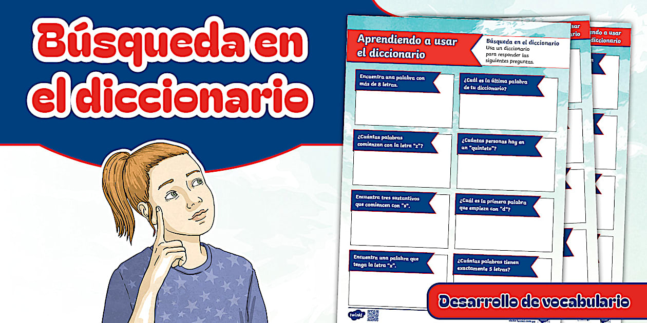 Ficha de actividad: Búsqueda en el diccionario