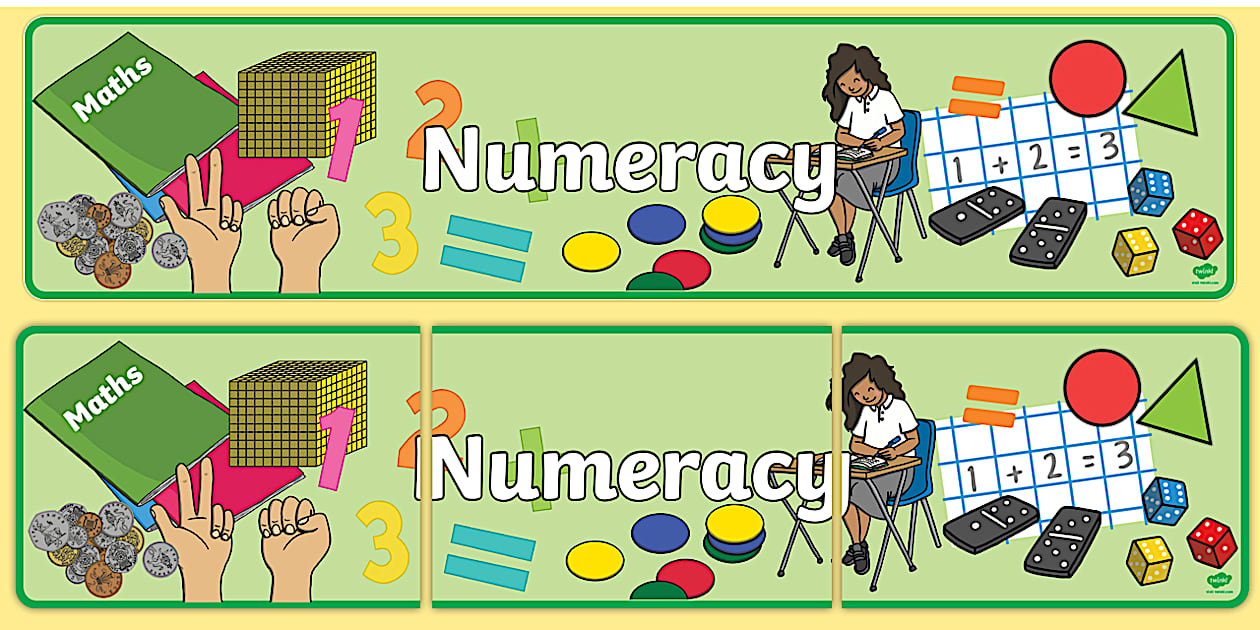 👉 Numeracy Display Banner (teacher made) - Twinkl