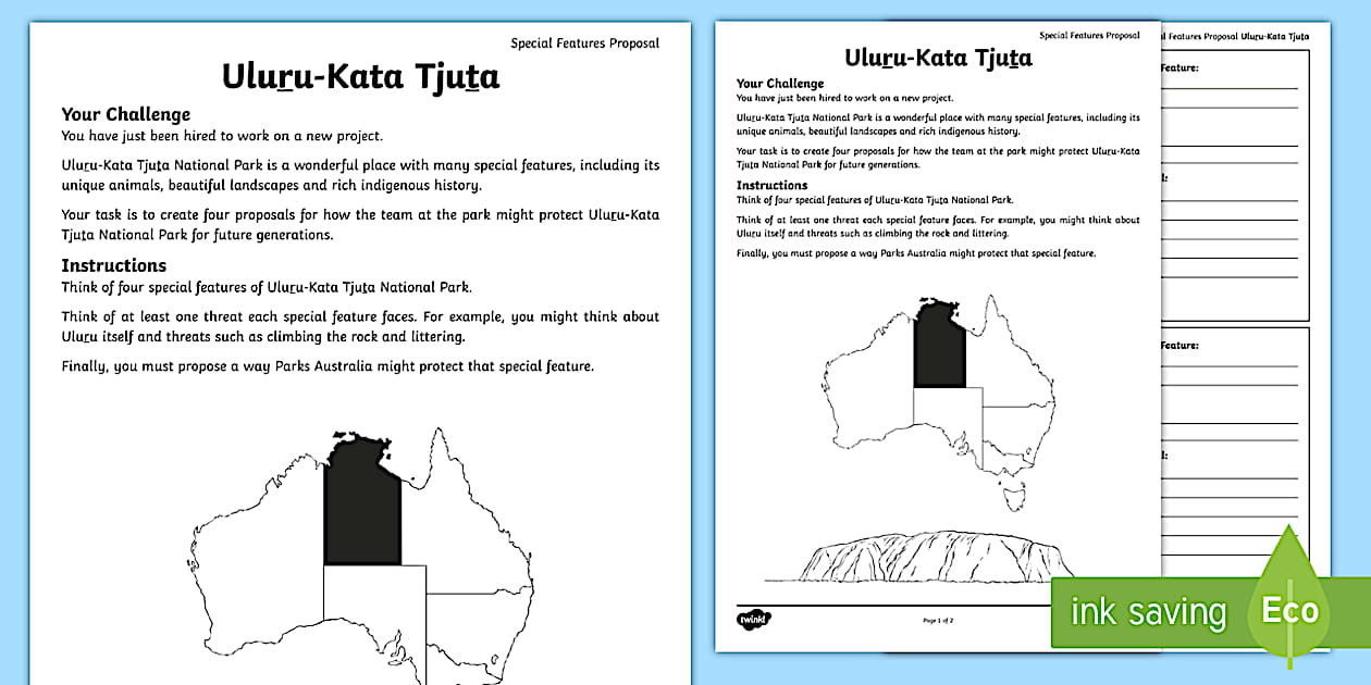 Editable Australian States and Territories – Uluru Special Features ...