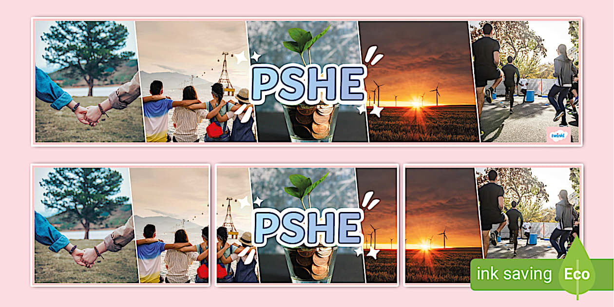 KS2 PSHE Photo Display Banner (Teacher-Made) - Twinkl