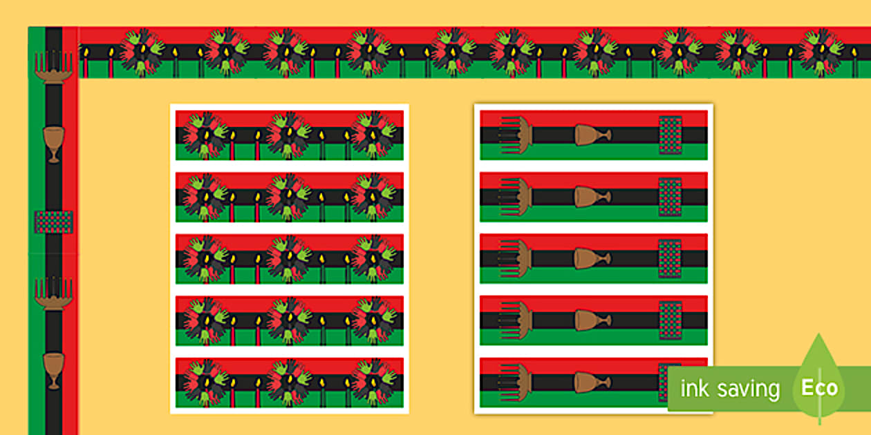 Kwanzaa Display Borders | Teaching Resources | Twinkl USA