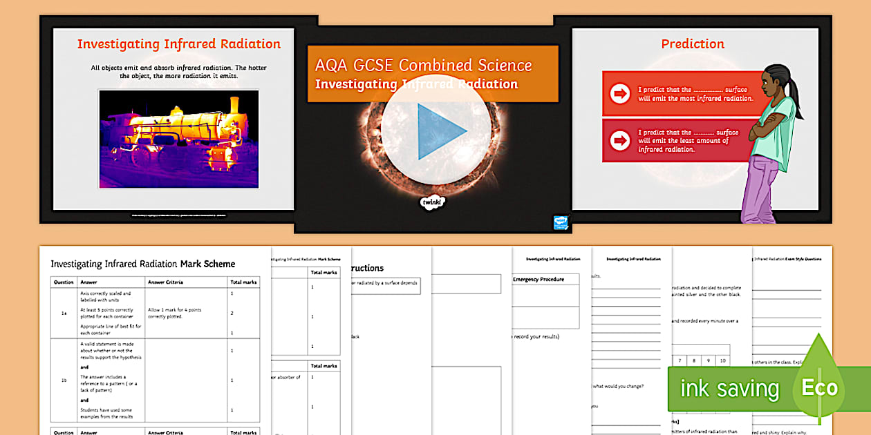 Editable Required Practical Investigation: Infrared Radiation