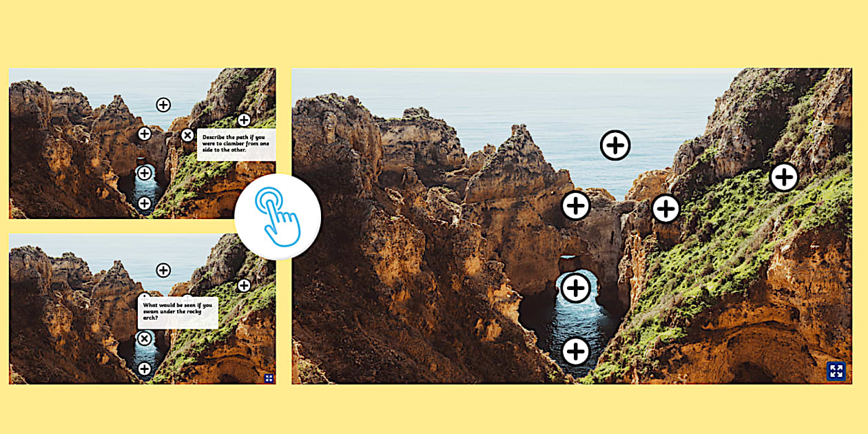 Summer Story Creative Writing Interactive Hotspot - Twinkl