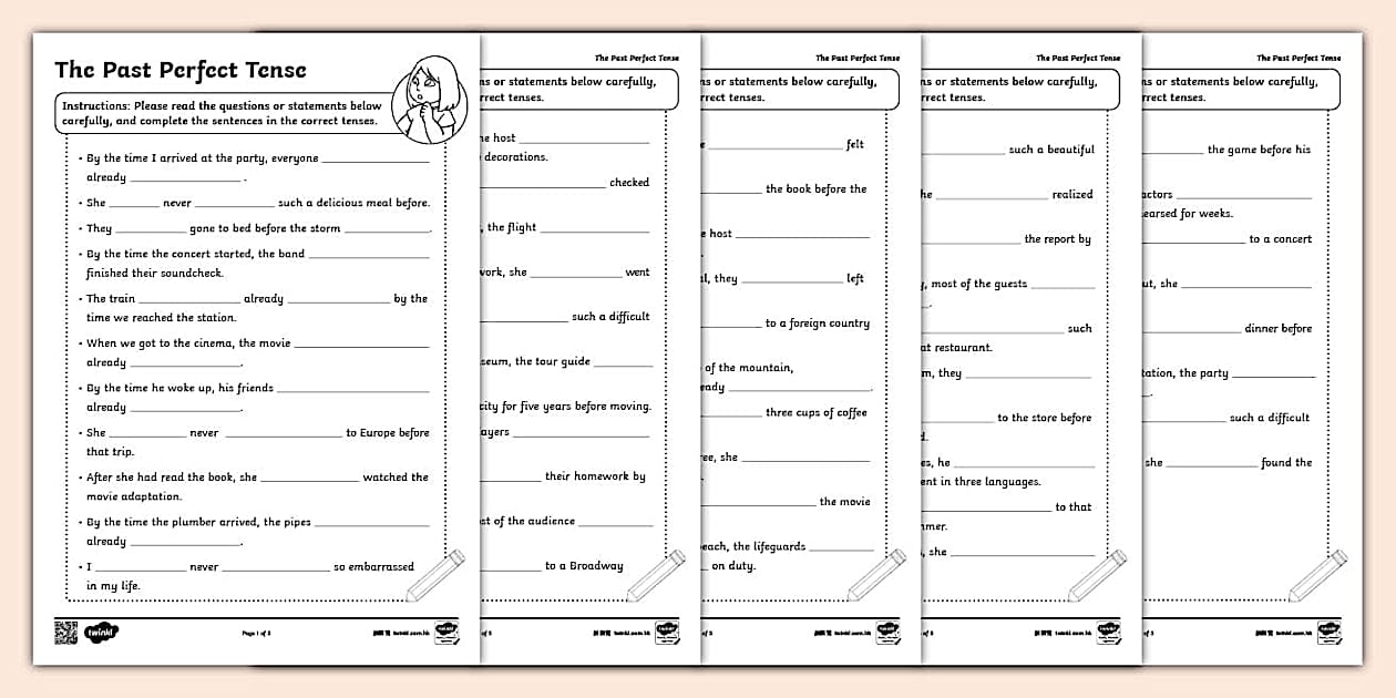 The Past Perfect Tense (Hecho por educadores) - Twinkl