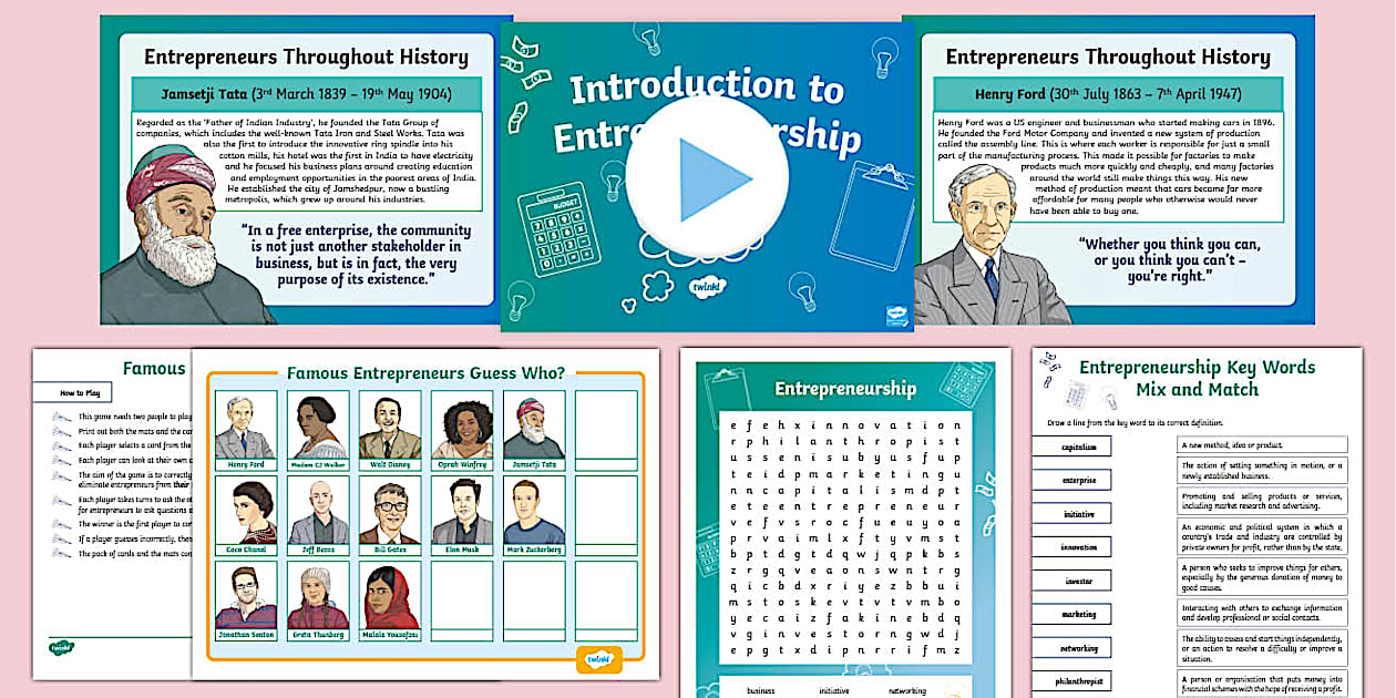 Introduction to Entrepreneurship (teacher made) - Twinkl