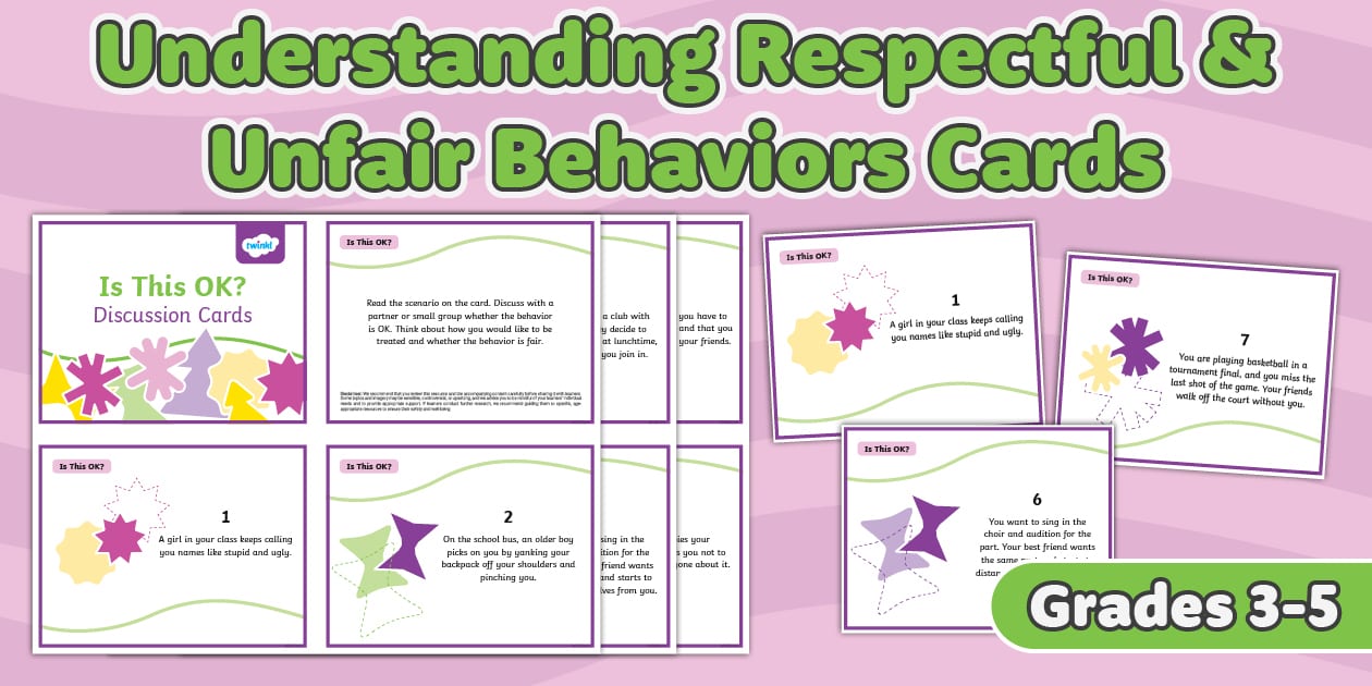 Is This OK? SEL Discussion Cards for 3rd-5th Grade