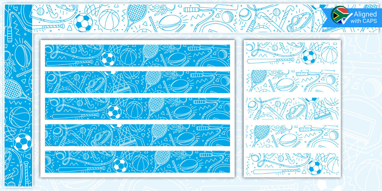 Grade 4 Term 2 Physical Invasion Games Display Border