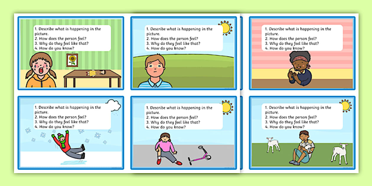 Editable Inference and Emotion Picture Cards - Twinkl