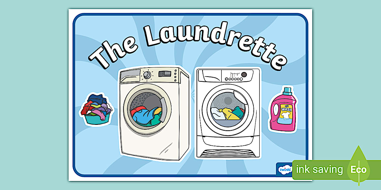 The Laundrette Display Poster (teacher made) - Twinkl