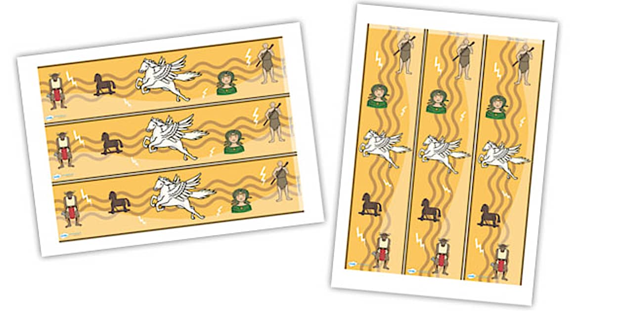 Greek Legends Display Borders (teacher made) - Twinkl