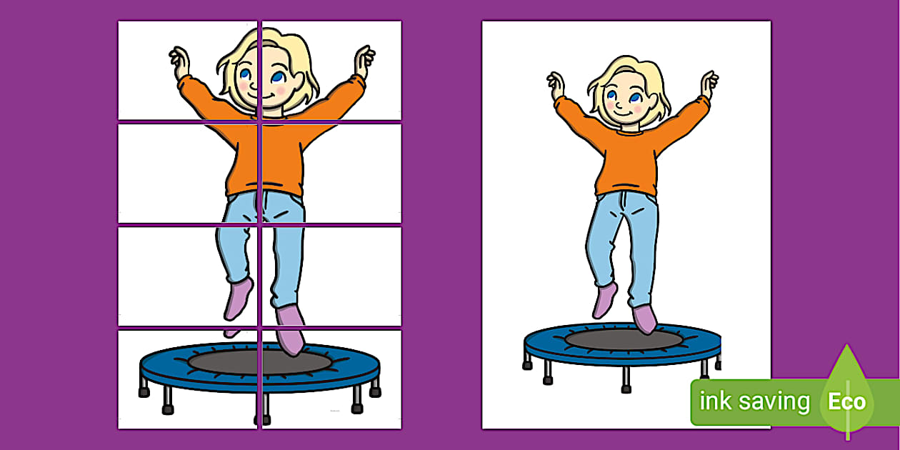 Extra Large Jump Display Cut-Out (teacher made) - Twinkl