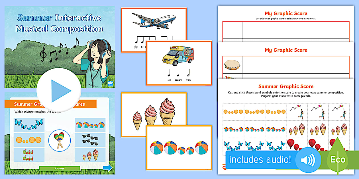 Summer Musical Composition Resource Pack (teacher made)