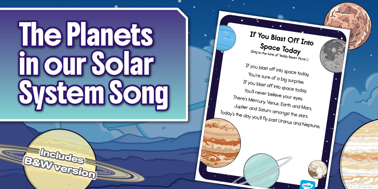 Planet Song For Kids | Solar System | Sciences