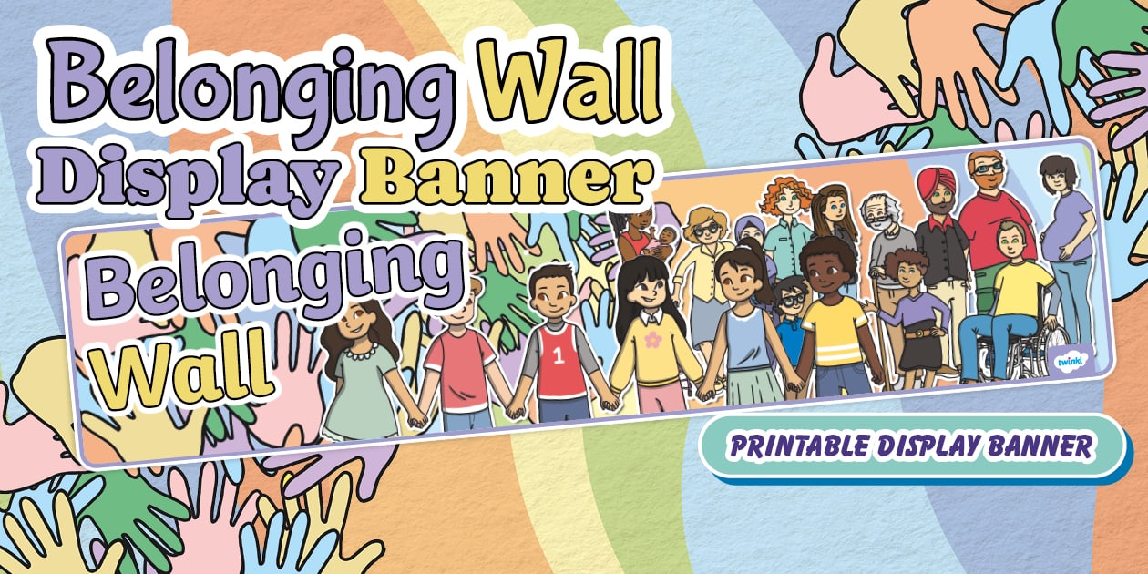 Belonging Wall Display Banner