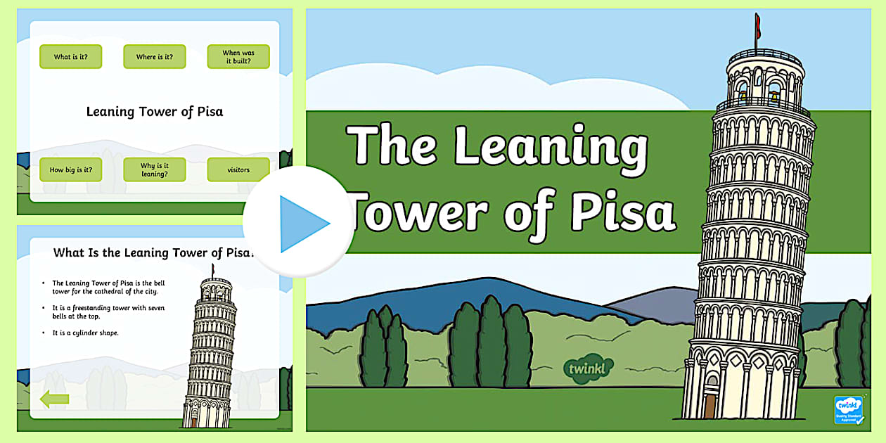 KS1 The Leaning Tower of Pisa Information PowerPoint