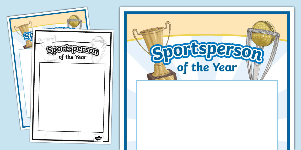 Sportsperson of the Year Display Poster (teacher made)
