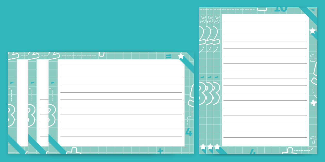 Maths Page Borders (teacher made) - Twinkl