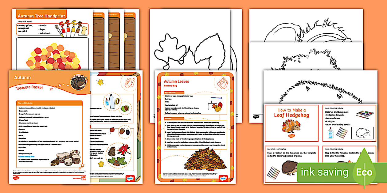 EYFS Autumn Resource Pack (0-2 years) (teacher made)