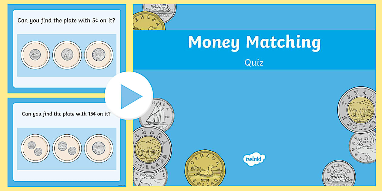 Coin Matching | Money PowerPoint Activity | Easy Download