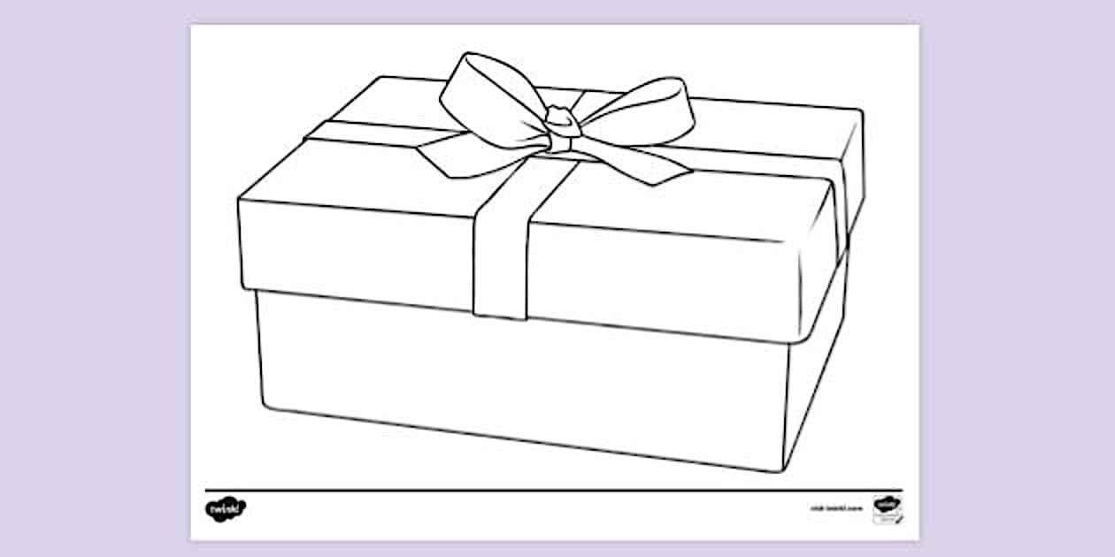 Present 6 Colouring | Colouring Sheets